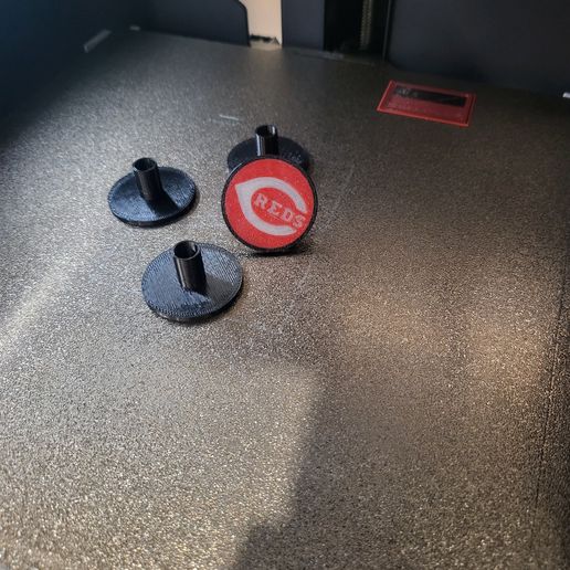 🧢 Cincinnati Reds- Tire Valve Stem Cap・ STL File for 3D printing・Cults