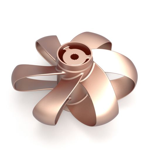 STL file Toroidal boat propeller - 6 blades 🛥️ (STEP)・3D printer model ...