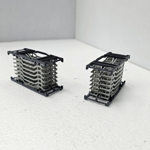 🌆 Chassis Racks load for flat cars・ STL File for 3D printing・Cults