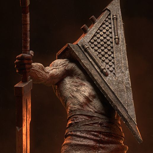 💬 Pyramid Head - Silent Hill - Fullsize・ 3D File for 3D printing・Cults