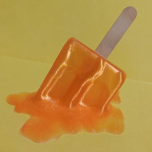 🫠 Melted ice lolly/popsicle・ STL File for 3D printing・Cults