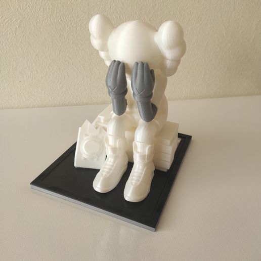3D print Kaws sad - back to the future diorama. • made with Creality CR ...