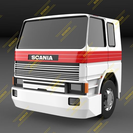 STL-Datei Scania 113H Front herunterladen • 3D-druckbares Design ・ Cults