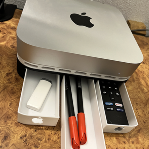🍎 Mac Mini or Mac Studio drawers - Base Mac Mini - Mac Studio・ STL File ...
