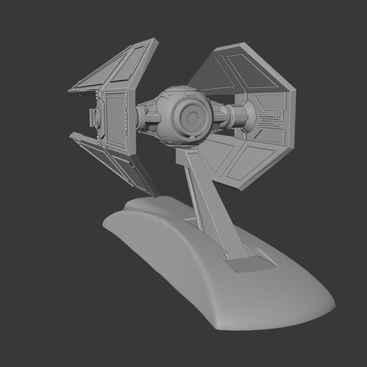 Archivo STL STARWARS | Emperor's Guard TIE fighter + Base 💂 ・Diseño de ...