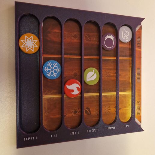 🎲 Gloomhaven - JOTL - Element Holder・Free STL File for 3D printing・Cults