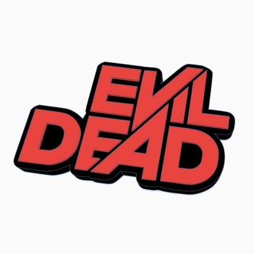 😵 5x EVIL DEAD Logo Display Collection by MANIACMANCAVE3D・ STL File for ...