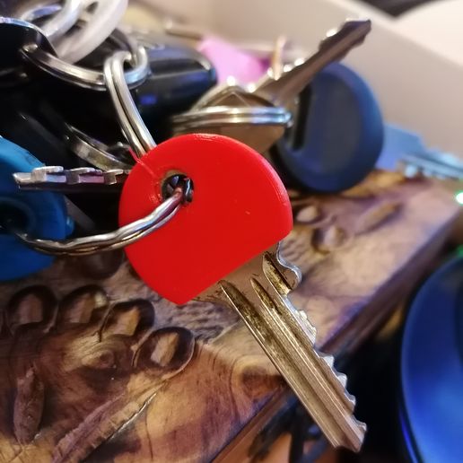 Rubber Key Covers For Car Keys Yellow Dot Identification Round Labels ...