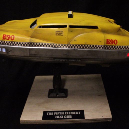 🚕 The Fifth Element KORBEN DALLAS TAXI CAB・ STL File for ・Cults