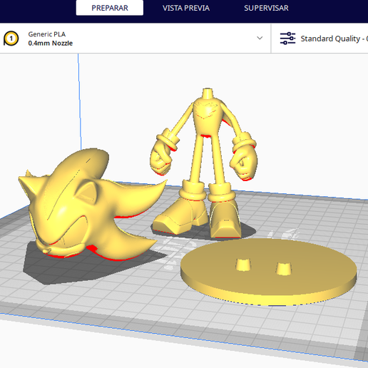 🦔 Shadow The Hedgehog・ STL File for 3D printing・Cults