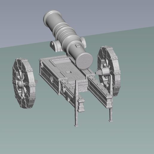 🔫 Heroes 3 Cannon War Machine・ STL File for 3D printing・Cults