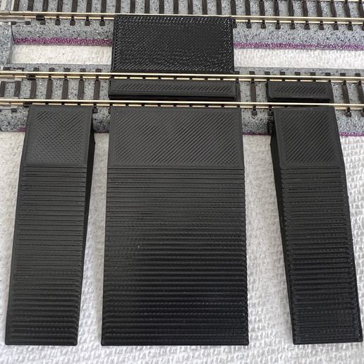 🌆 N scale Road Grade Crossings Kato UniTrak・Free STL File for 3D ...