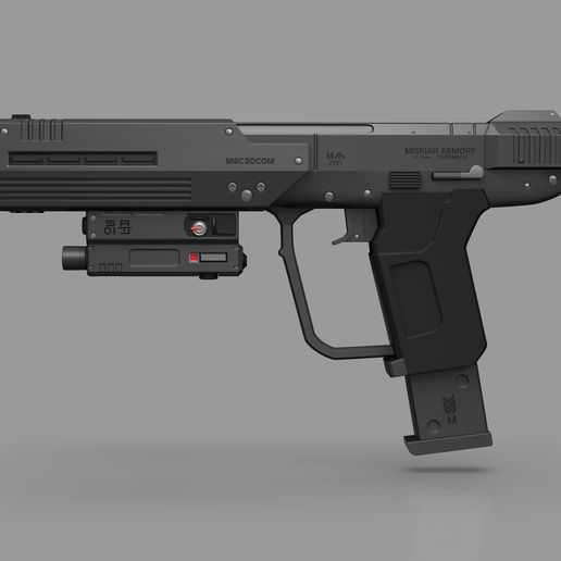 3D file Halo M6C SOCOM 😇 ・Model to download and 3D print・Cults