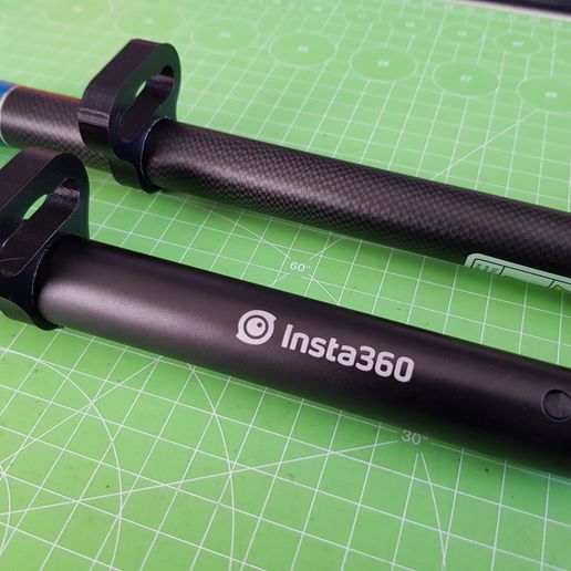 👽 Bluetooth Shutter Remote Holder - Insta 360 One X - Telesin・Free 3D ...