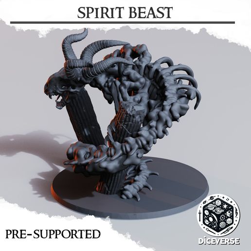 🪄 Spirit Beast・ 3D File for 3D printing・Cults