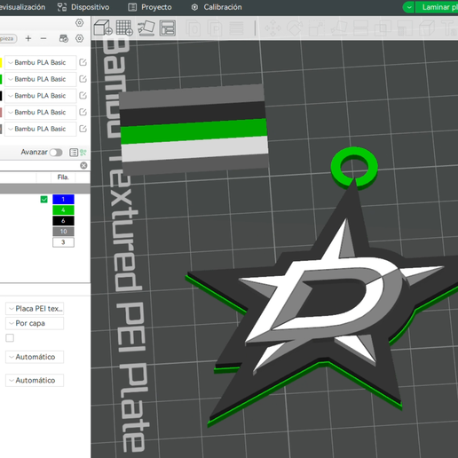 🌃 NHL dallas stars keychan keychain shield color printable・ 3D File for ...