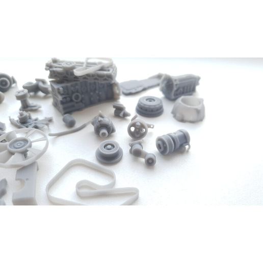 🚗 2JZ TOYOTA ENGINE High-Quality Realistic 3D Model - 52 Individual ...