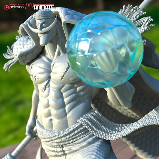♠️ WHITEBEARD - 3D PRINTABLE FIGURE・ 3D File for ・Cults