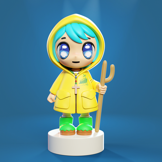🇻🇦 Luce Vatican mascot・ STL File for 3D printing・Cults