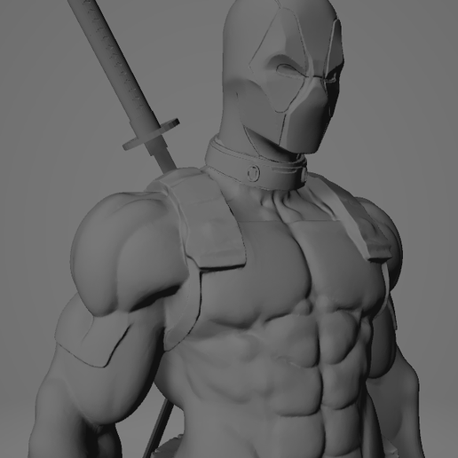 STL file DEADPOOL FIGURE 🦸 ・Template to download and 3D print・Cults