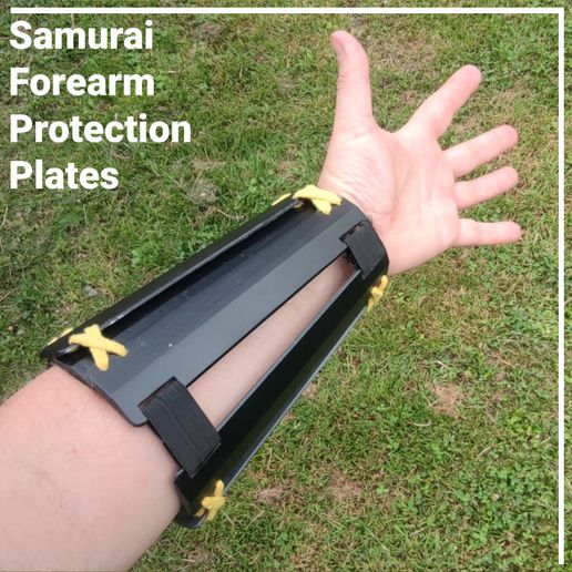 🗡️ Armor plates for Samurai-style forearm protection・ 3MF File for 3D ...
