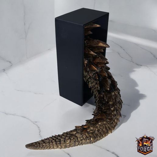 🐉 Dragon Tail (Book Nook)・ 3D File for 3D printing・Cults