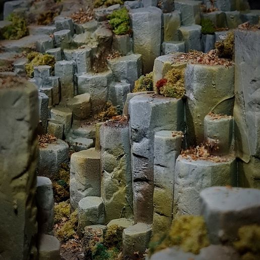 🪨 Basalt terrain pack・ 3D File for ・Cults