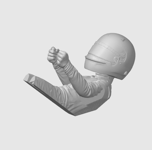 🚗 Driver Driving Scale 1-43 F1 Burago・ STL File for 3D printing・Cults