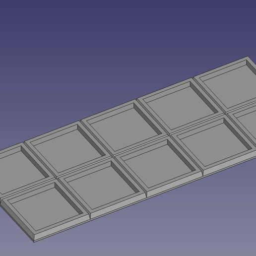 Free STL file Base Upsize Trays for New Fantasy 20mm to 25mm 🆕 ・Design ...