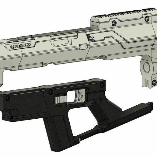 🔫 Arasaka "HJSH-18 Masamune" from Cyberpunk・ 3D File for ・Cults
