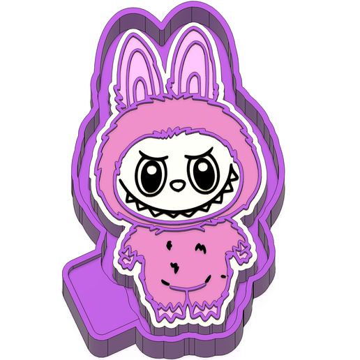 🪔 Labubu Freshie STL Mold Housing・Fichier STL pour Impression 3D・Cults