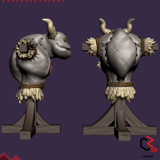 STL file Demon Exercise Dummy Tibia Game 🎲 ・3D print design to download ...