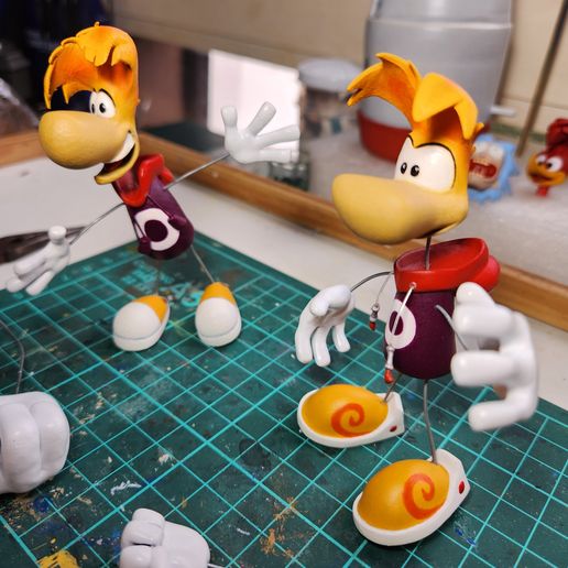 🦸 Rayman 3 action figure 1-12・ STL File for 3D printing・Cults