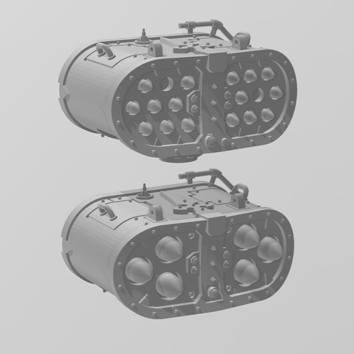 🔝 Top Missile Pods for Mummy Knight・ STL File for 3D printing・Cults