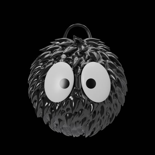 3D file Soot Sprite Keychain or Decoration Studio Ghibli Fan Art 3d 🗝️ ...