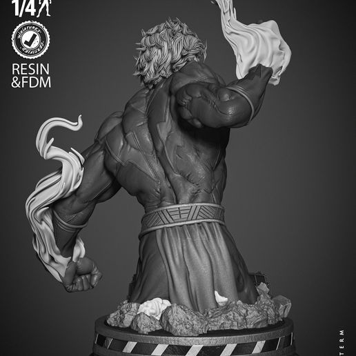3D file WICKED MARVEL ADAM WARLOCK BUST : TESTED AND READY FOR 3D ...