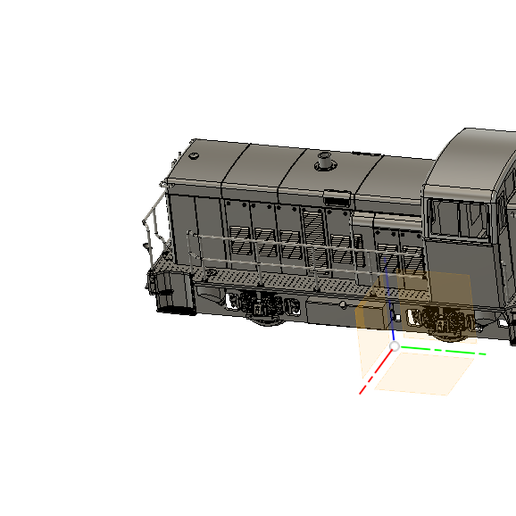 🚂 V45 Diesel locomotive DB, SNCF class Y 9100, scale 1:45, track 0 ...