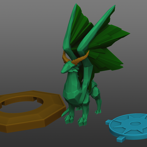 🔮 Spyro - Crystal Statue Fanart・ STL File for 3D printing・Cults