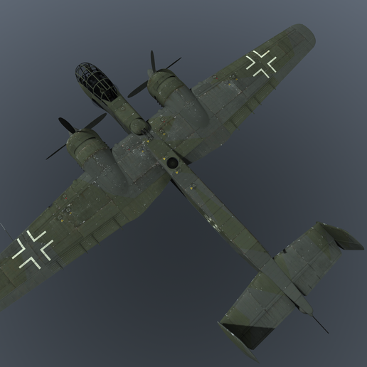 🚁 Ju 288 C・ STL File for 3D printing・Cults