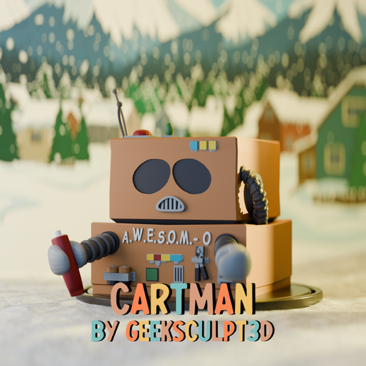 🤖 Cartman AWESOM-O Robot Figurine – Iconic South Park Collectible for ...