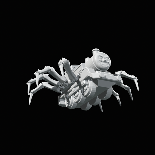 🕷️ Articulated Spider Train - Faceless Thomas remix・ STL File for 3D ...