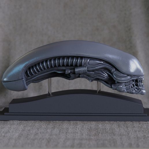 👽 Alien Head・ STL File for 3D printing・Cults