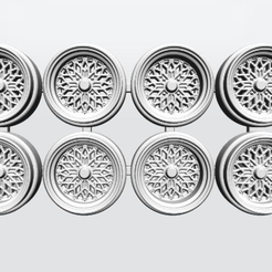 3D printer Star Road Glow Star 8.6mm Hot Wheels Rims • made with Elegoo ...