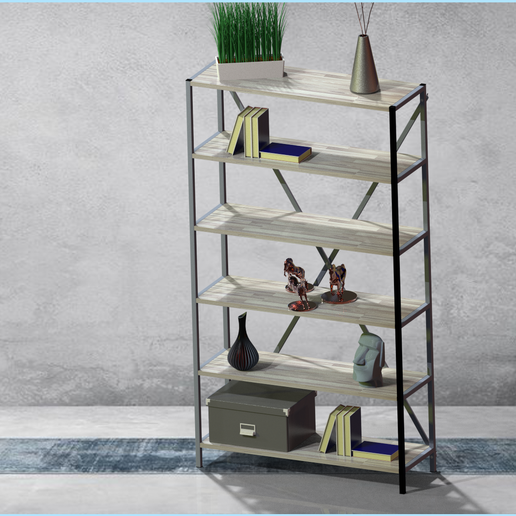 🪜 6-Layer Shelf – Printable Design for Workshop, Office or Home・ 3D ...