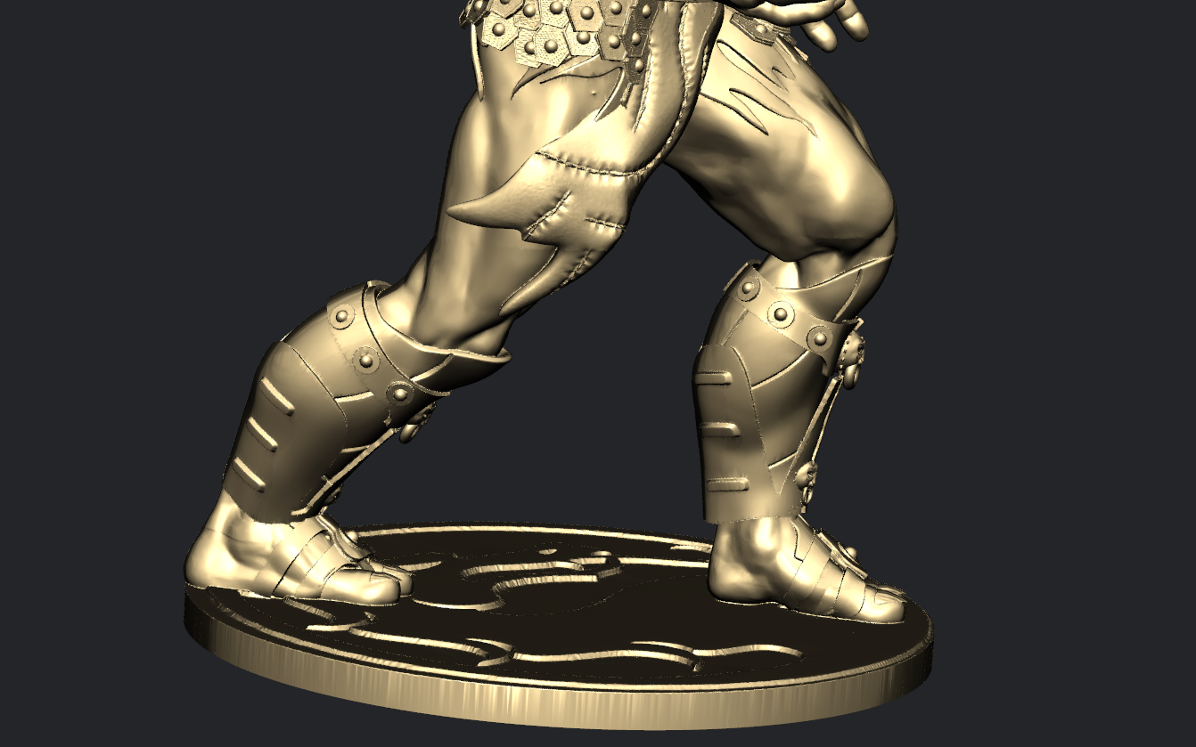 Archivo STL gratis Goro 3D modelo STL FBX 3mf archivo para 3D Print CNC router tallado modelo de ...