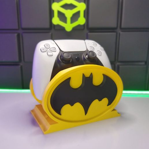 🎮 BATMAN LOGO - CONTROLLER HOLDER・ STL File for 3D printing・Cults