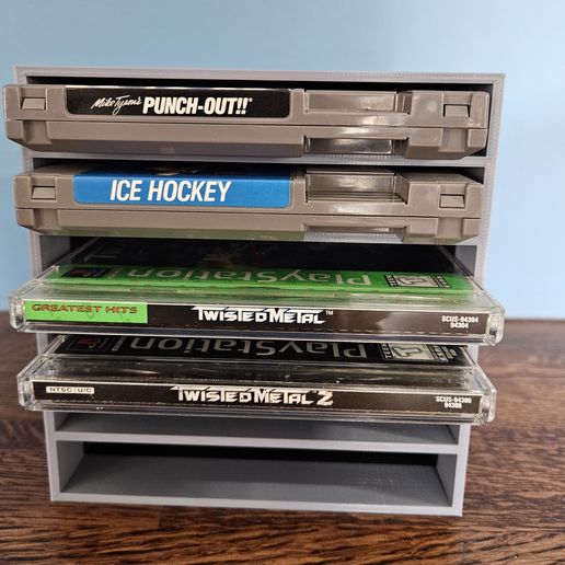 💽 NES CD Shelf Organizer・ 3MF File for ・Cults