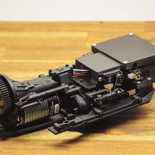📦 Vanquish H10 Optic VFD Twin Micro Servo Mount/Electrics Box・ 3D File ...