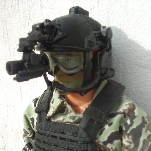 🪖 Ballistic Helmet V6 for 6 inch action figures・3D Print with the ...