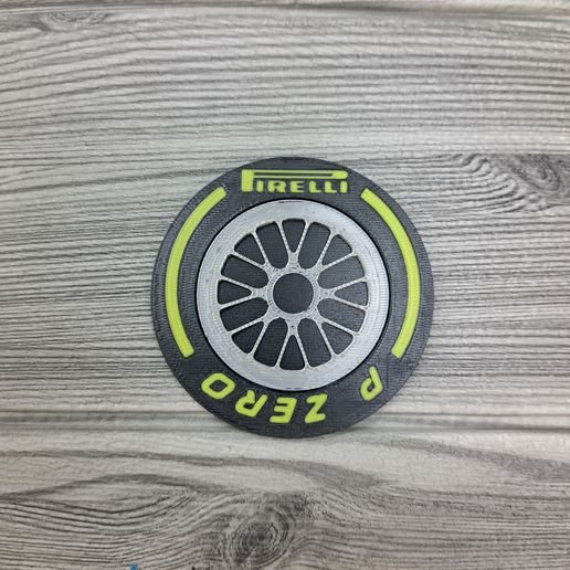 3MF file COASTER I FORMULA 1 I F1 I TYRES I RUBBER I FORMULA 1 I ...